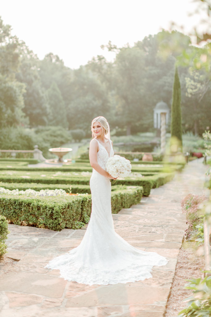 Sunrise Bridal Session at Philbrook Museum - hollyfelts.com
