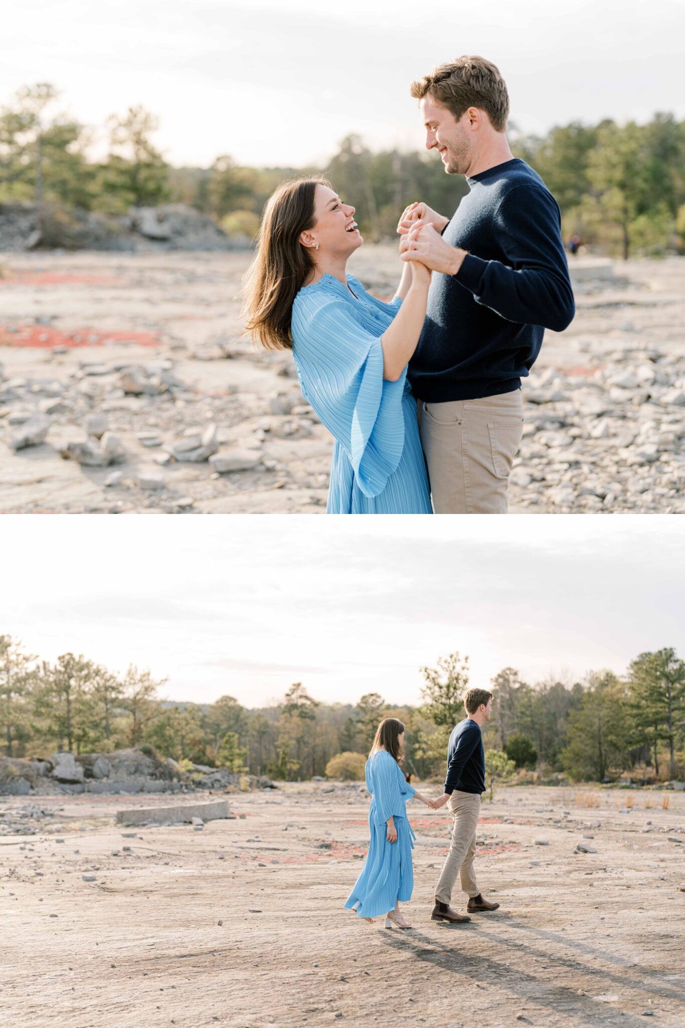 Alex + Scott's Atlanta Engagement Session at Duck Pond Park ...