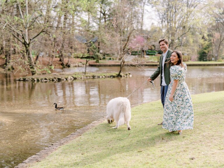 Alex + Scott's Atlanta Engagement Session at Duck Pond Park ...