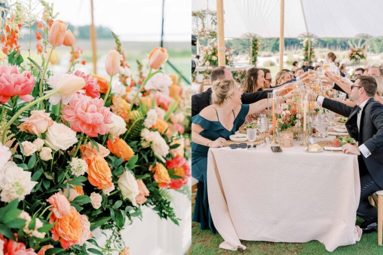 Colorful, Floral-Filled Summer Wedding at Colleton River Club ...