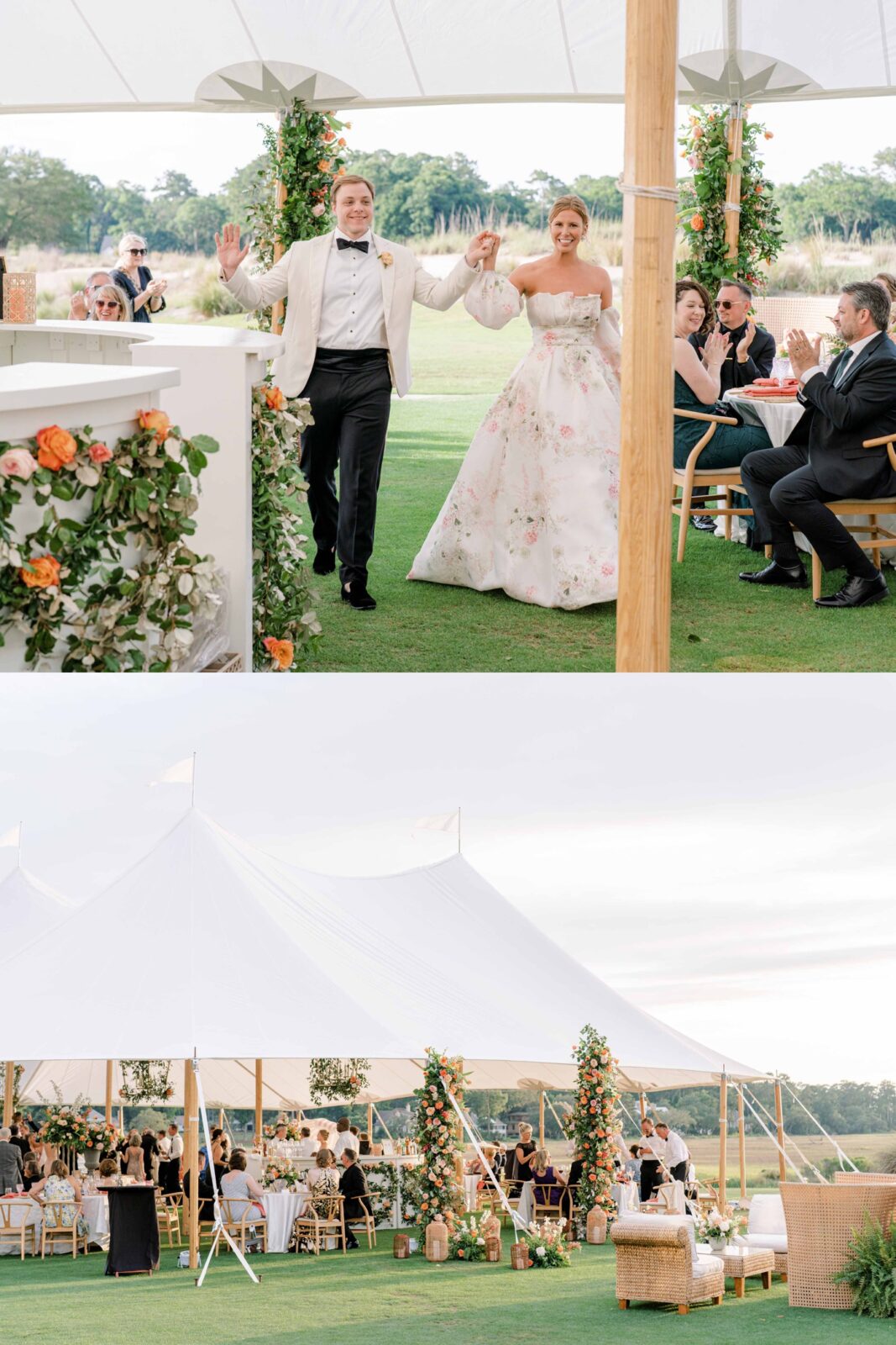 Colorful, Floral-Filled Summer Wedding at Colleton River Club ...