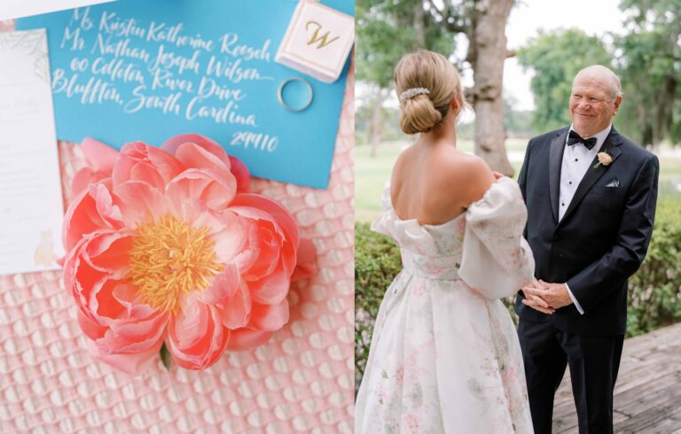 Colorful, Floral-Filled Summer Wedding at Colleton River Club ...