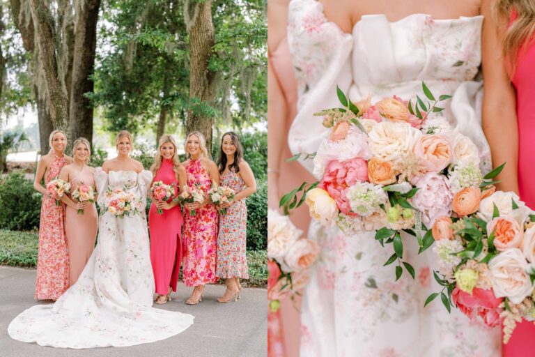 Colorful, Floral-Filled Summer Wedding at Colleton River Club ...